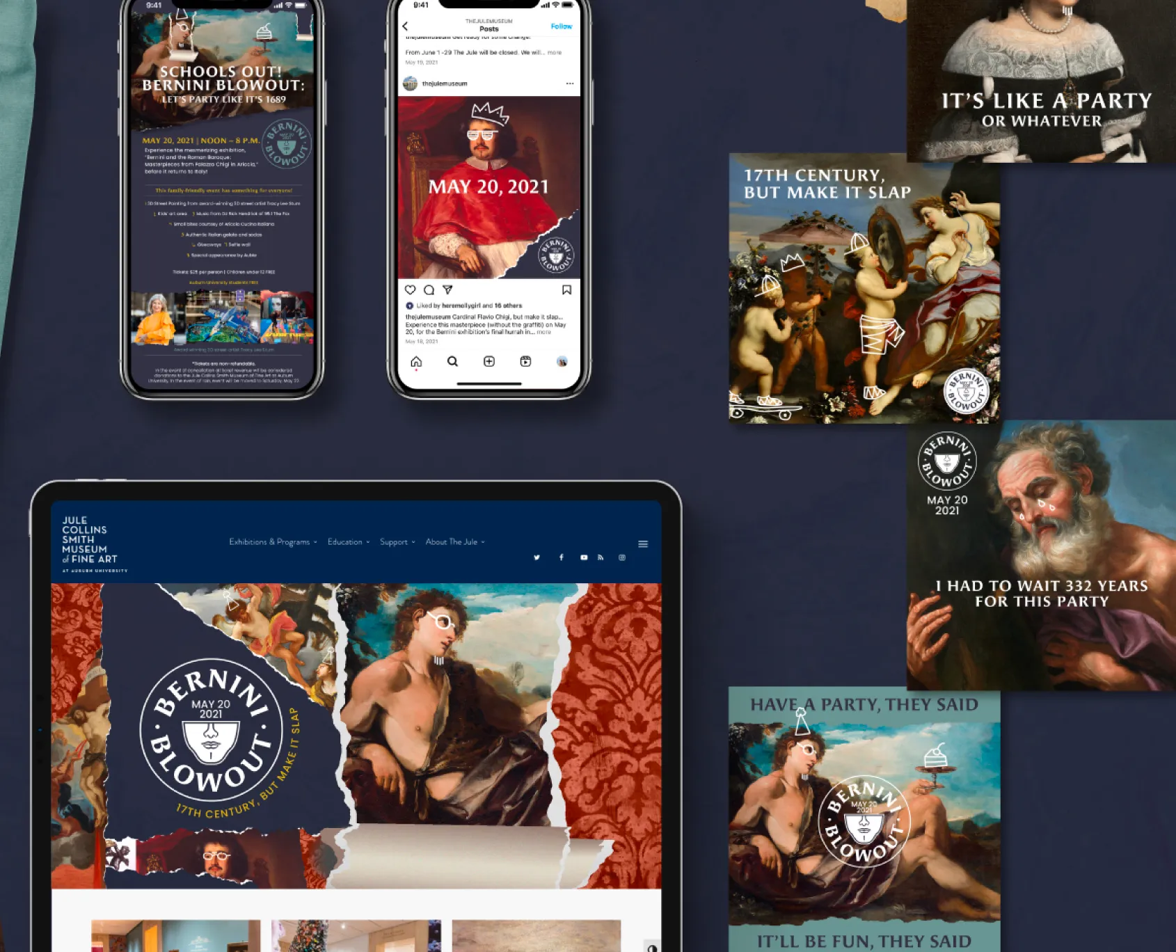 Jule Collins Smith Museum of Fine Arts - Here Molly Girl